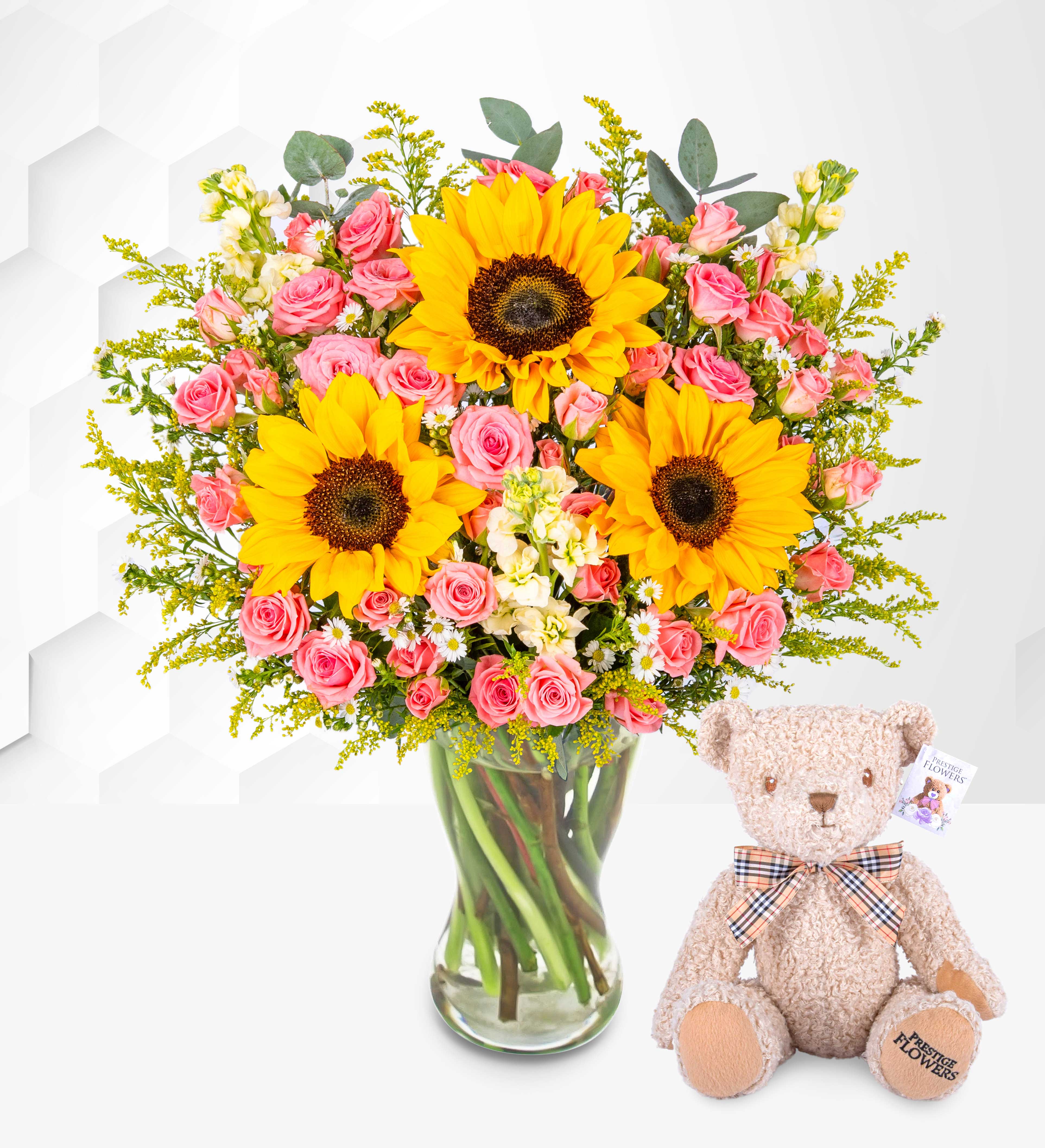 Sunflower Meadows with Teddy | Prestige Flowers