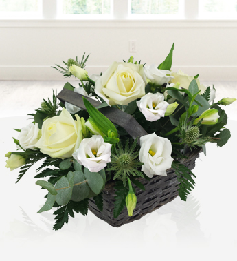 Traditional Sympathy Basket | Prestige Flowers