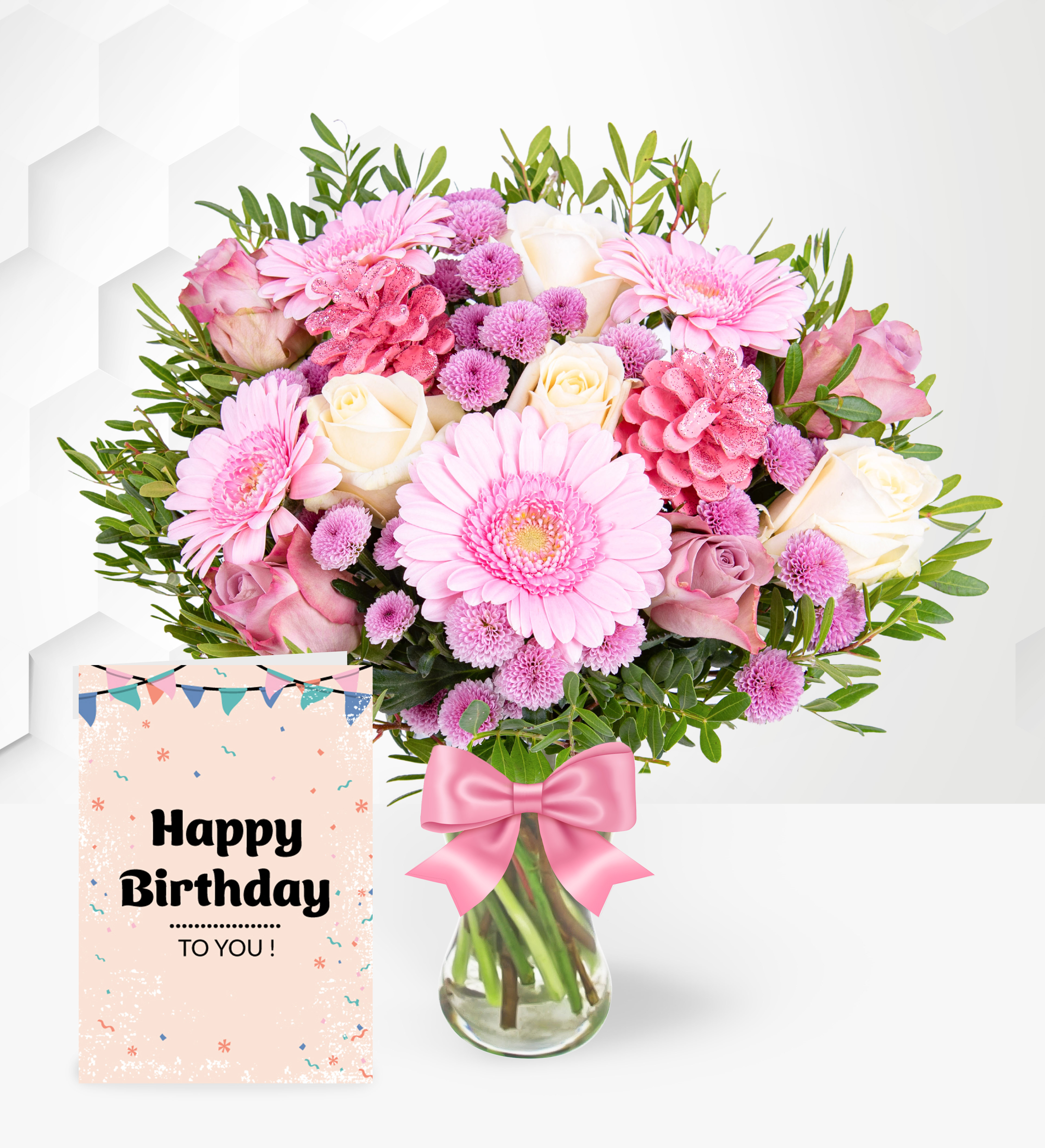 December Bouquet and Card | Prestige Flowers