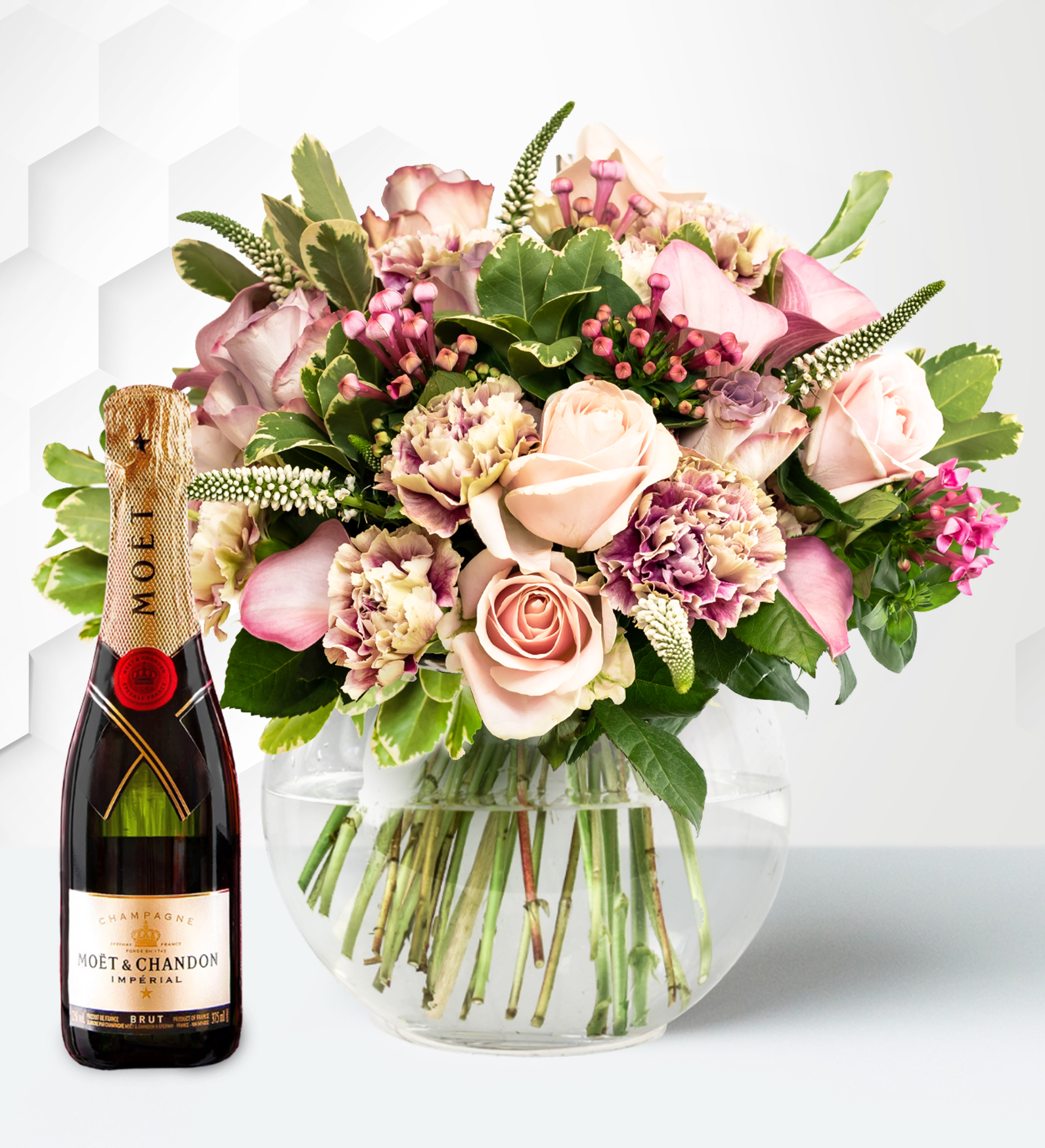 Orion & Moet | Prestige Flowers