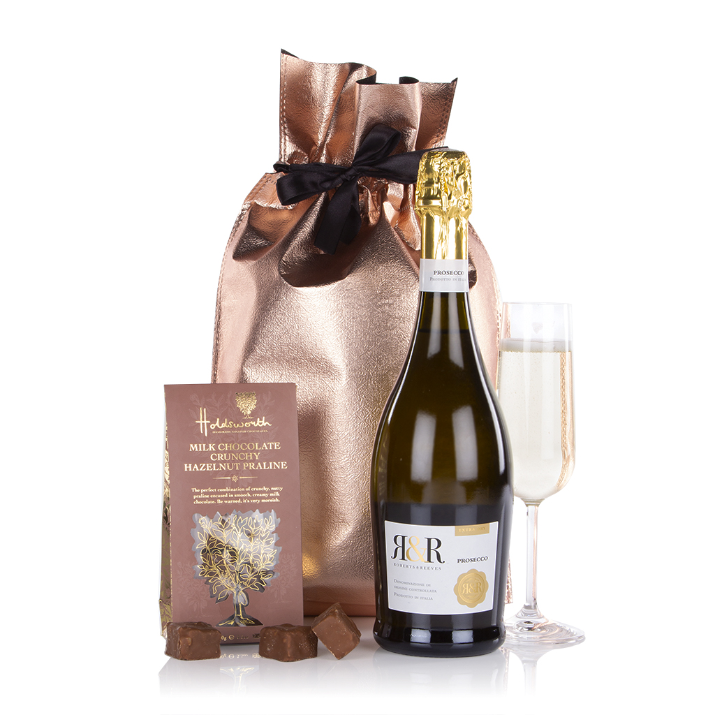 Prosecco & Chocolate | Luxury Hamper Delivery | Prestige Flowers